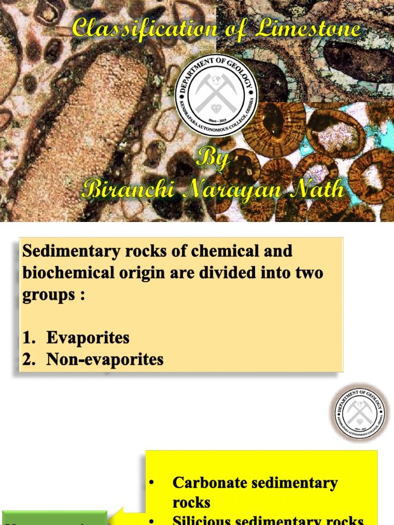 Limestone Classification | PDF | Limestone | Sedimentology