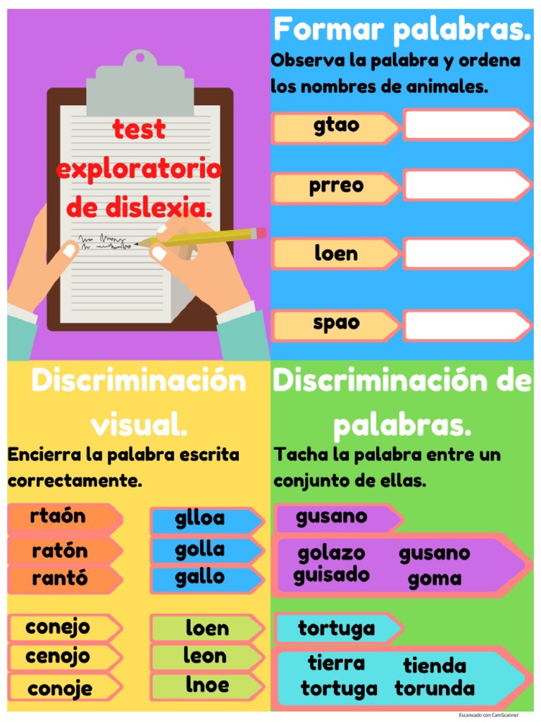 Test dislexia. | PDF