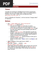 Exercices Corriges HTML PDF | PDF | Html | HTML5