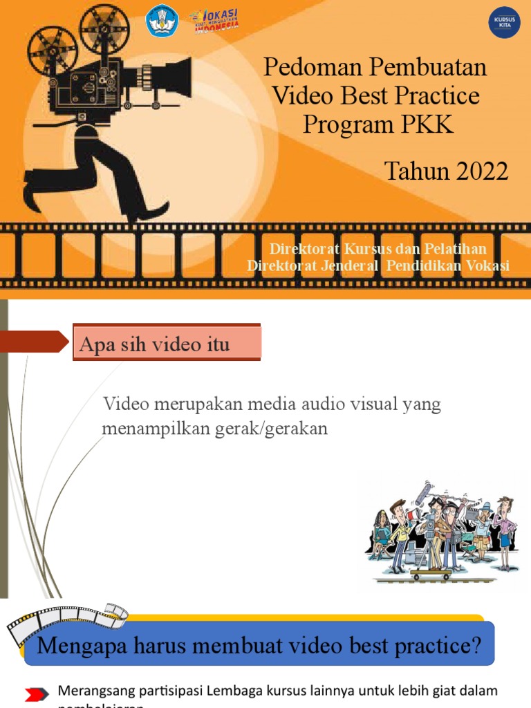 Pedoman Pembuatan Video Best Practice 2022 | PDF