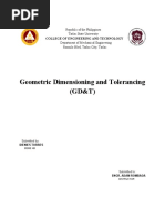 Geometric Dimensioning and Tolerancing GD&T | PDF | Engineering Tolerance | Geometry