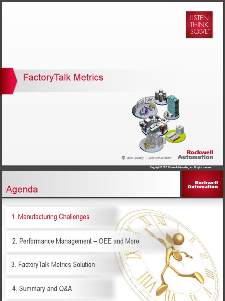 FactoryTalk Metrics Customer Presentation PPT (v10.0) | PDF ...