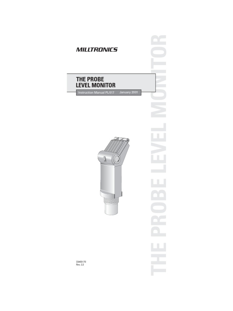 The Probe Level Monitor: Instruction Manual PL-517 January 2001 | PDF ...