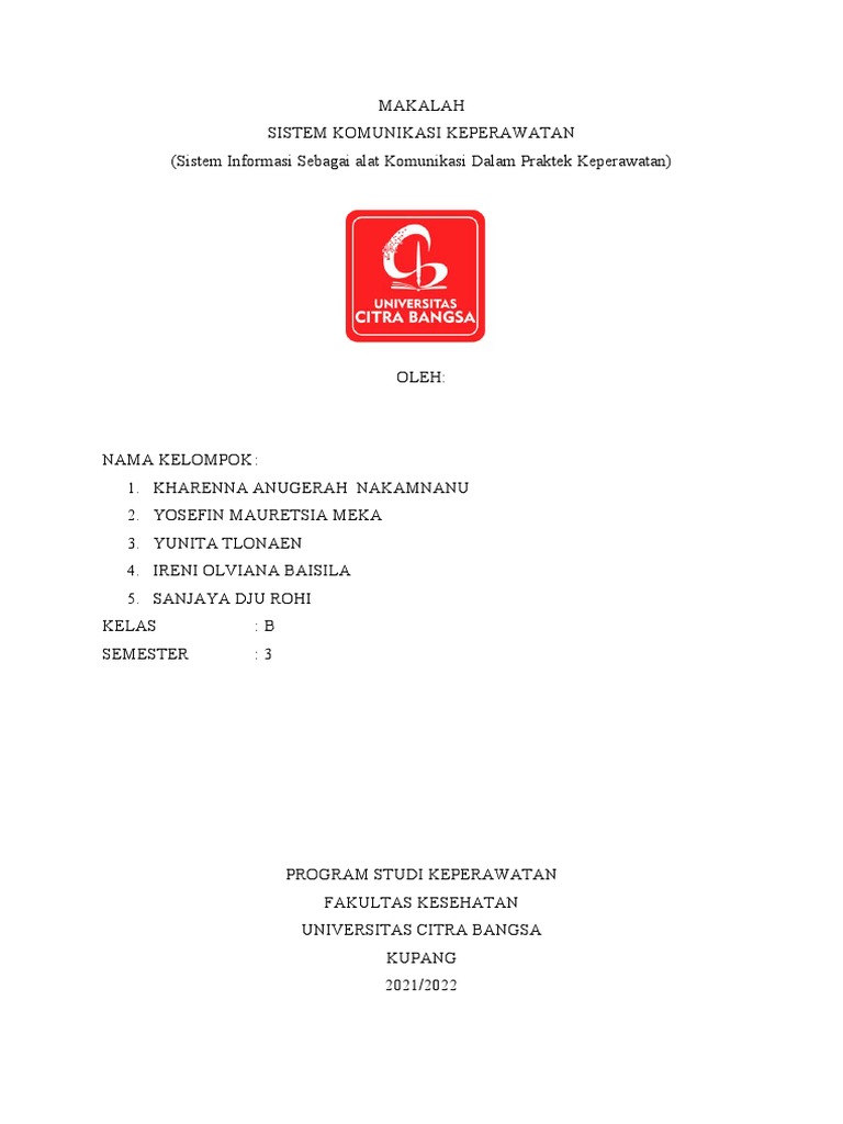 Makalah Simkep | PDF