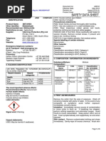 SDS Wash & Walk EcoLab | PDF | Toxicity | Personal Protective Equipment