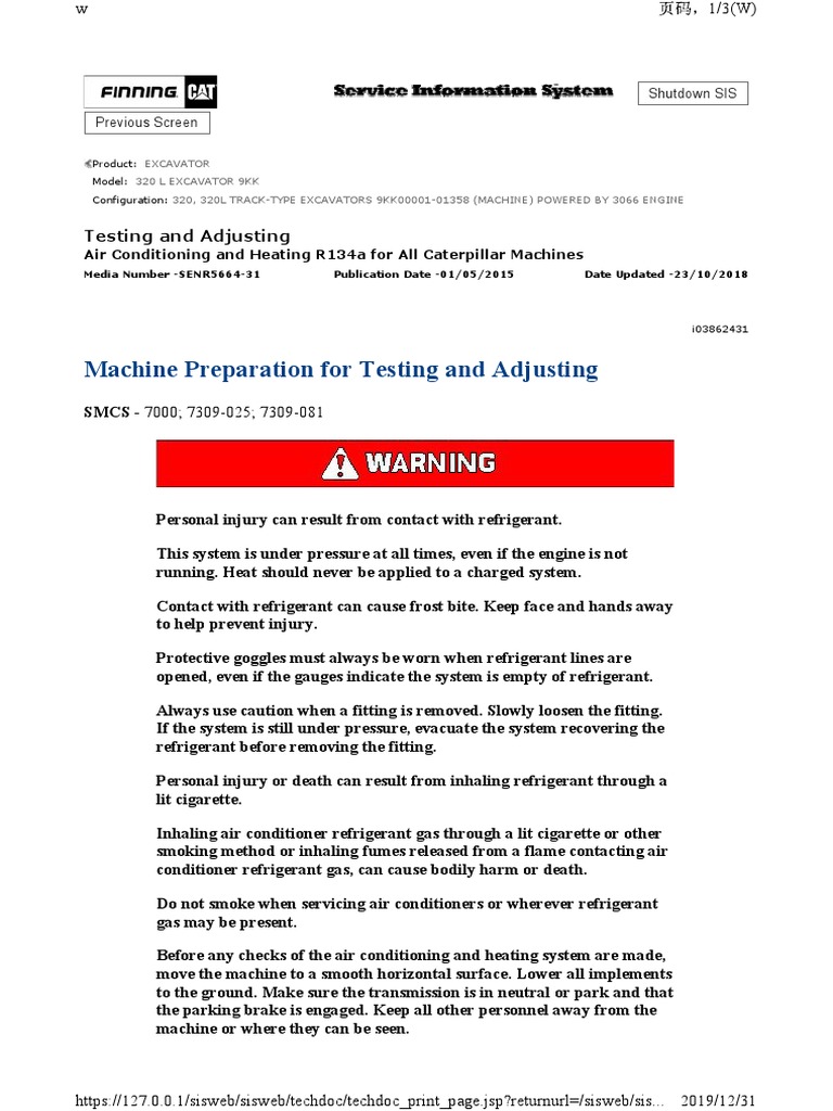 Testing and Adjusting | PDF | Leak | Air Conditioning