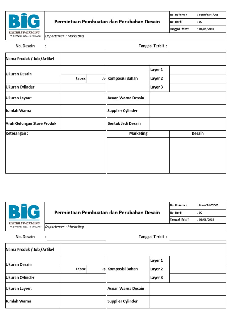 Permintaan Desain dan Perubahan Marketing | PDF