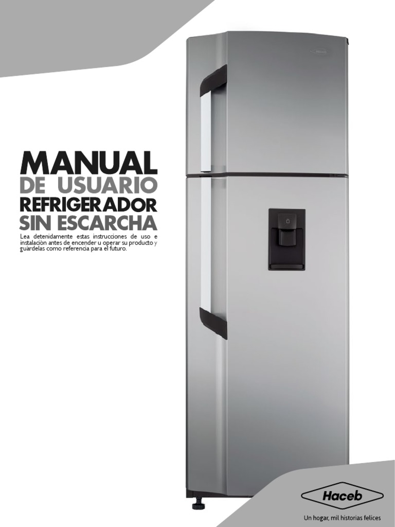 Manual de Usuario | PDF | Refrigerador | Refrigeración