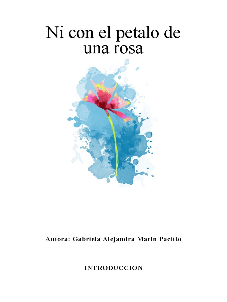 Ni Con El Petalo de Una Rosa | PDF