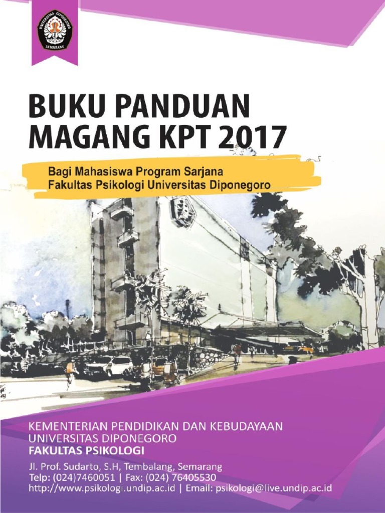 Buku Panduan Magang Fakultas Psikologi KPT 2017 | PDF