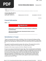 Standard Torque Values - Metric System | PDF | Technology & Engineering