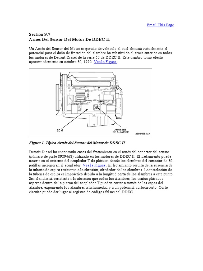 Arnes Del Motor Ddec - Ii | PDF | Bienes manufacturados