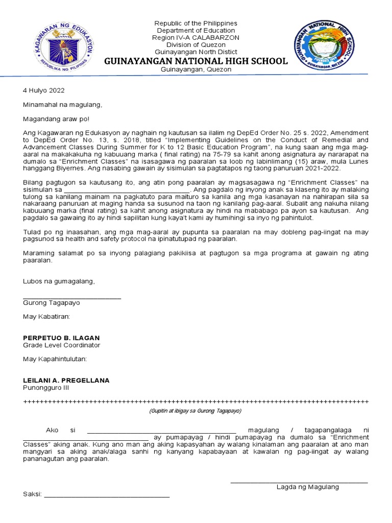 enrichment-classes-letter | PDF