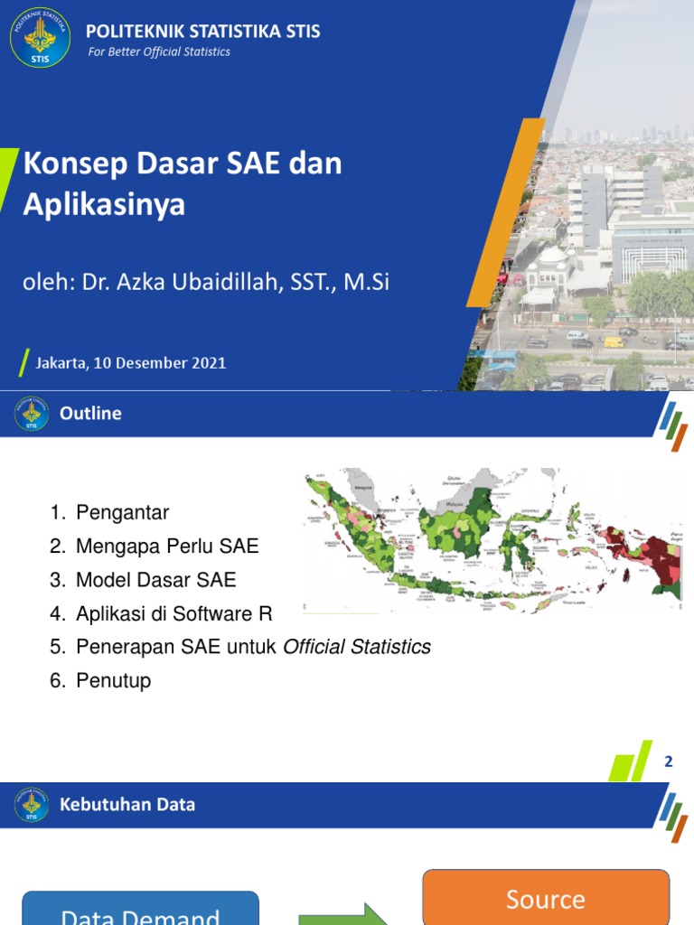 Estimating Small Area Statistics Using SAE Models | PDF