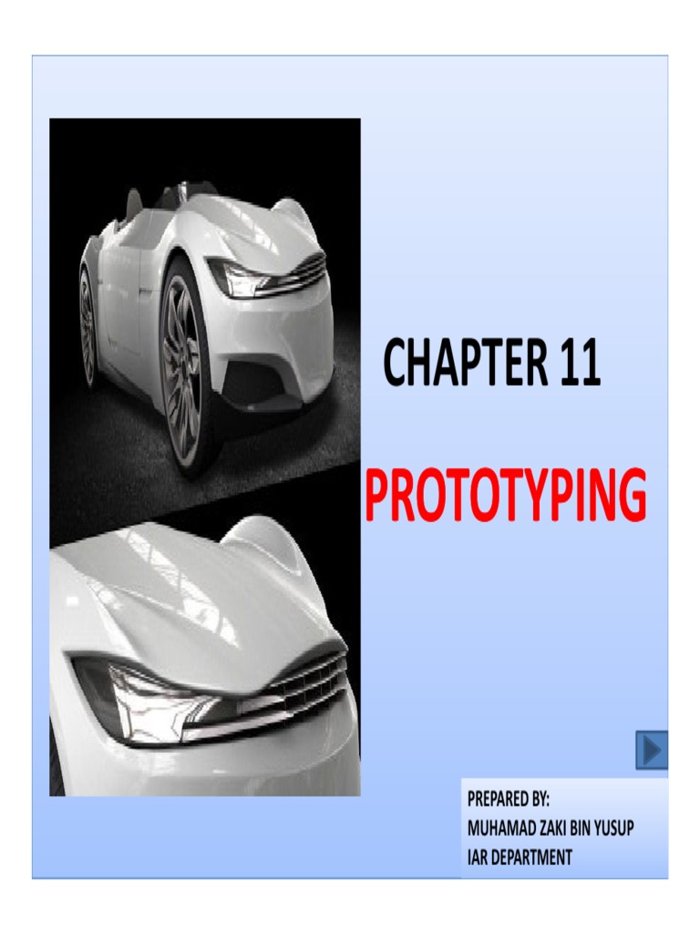 Chapter 11 - Prototyping | PDF | Prototype | 3 D Printing