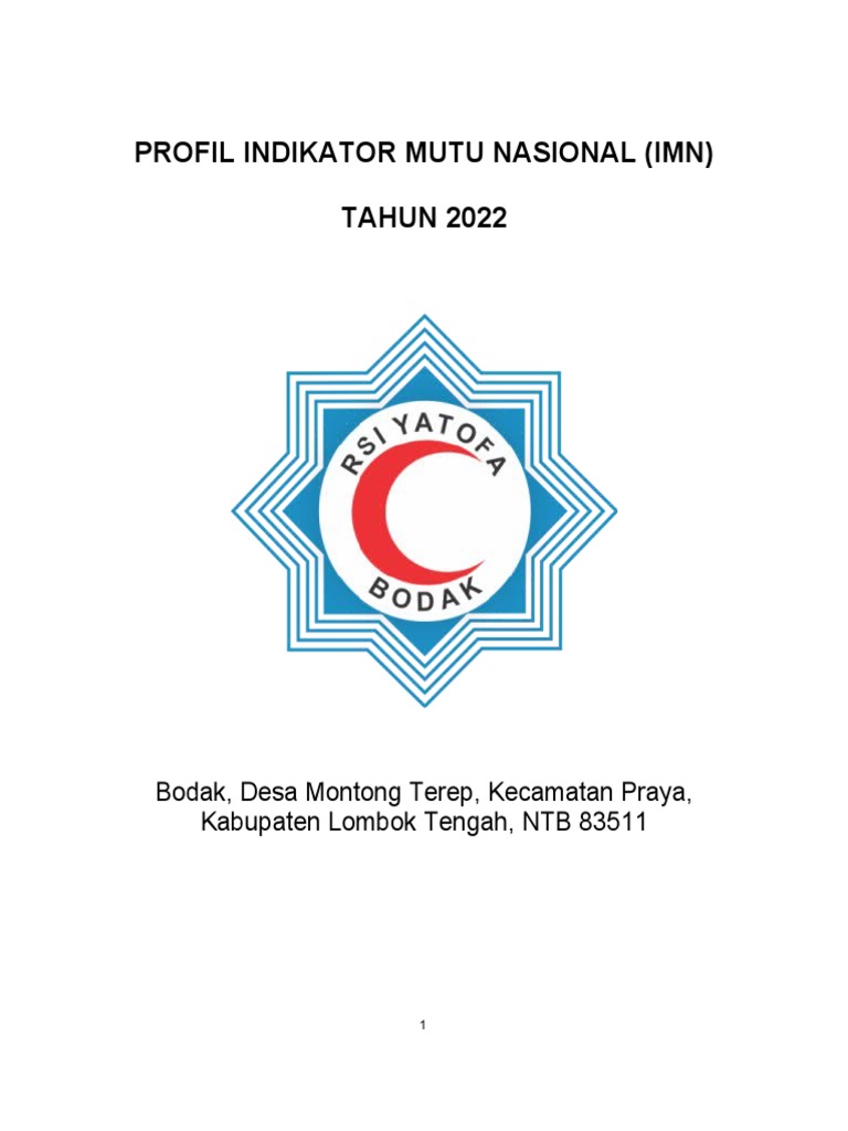 Profil Indikator Mutu Nasional | PDF | Sains & Matematika