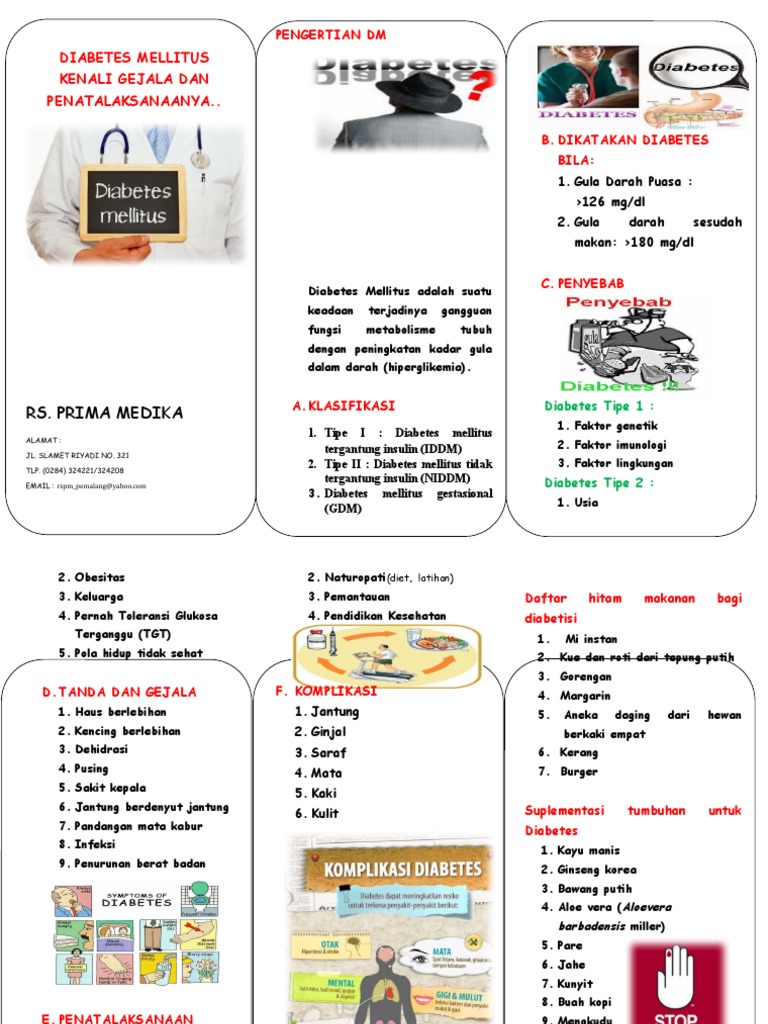 DM Pengertian, Gejala, Penatalaksanaan dan Komplikasi | PDF