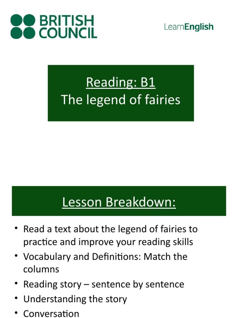 Lesson - Reading B1 | PDF