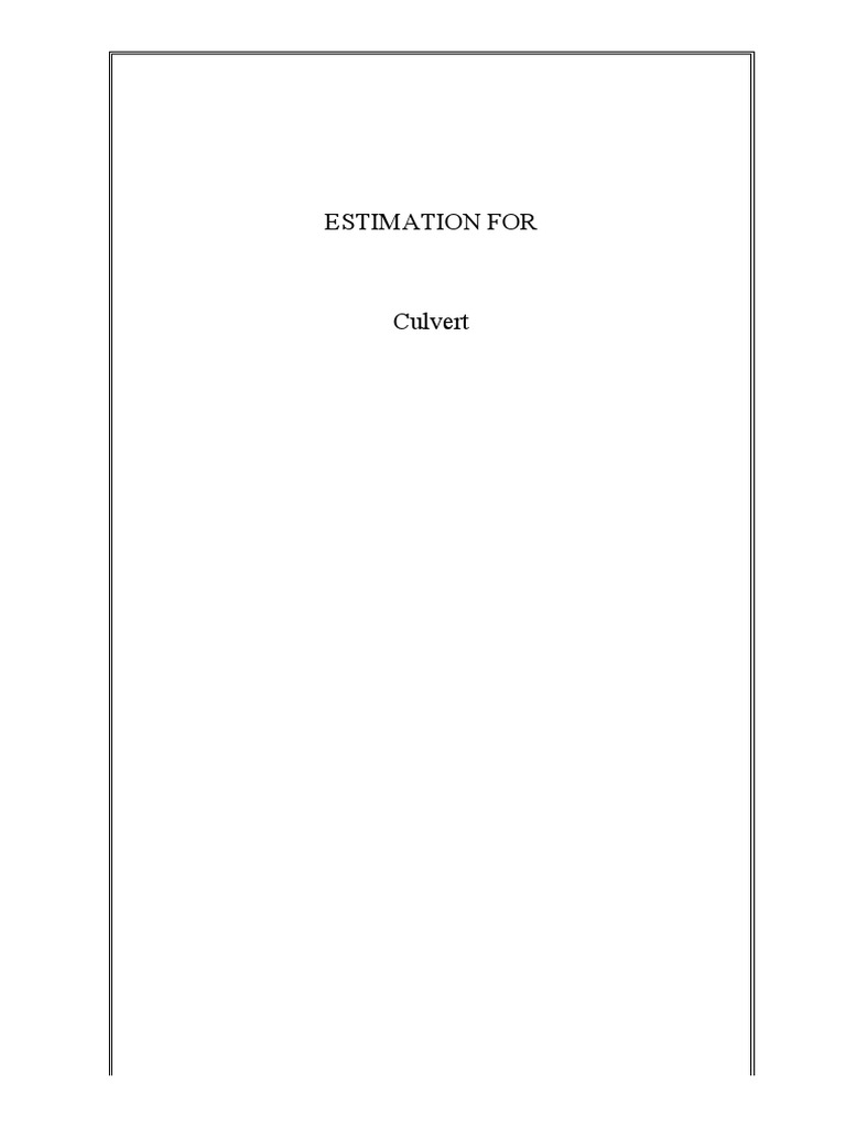 Culvert | PDF | Concrete | Architectural Elements