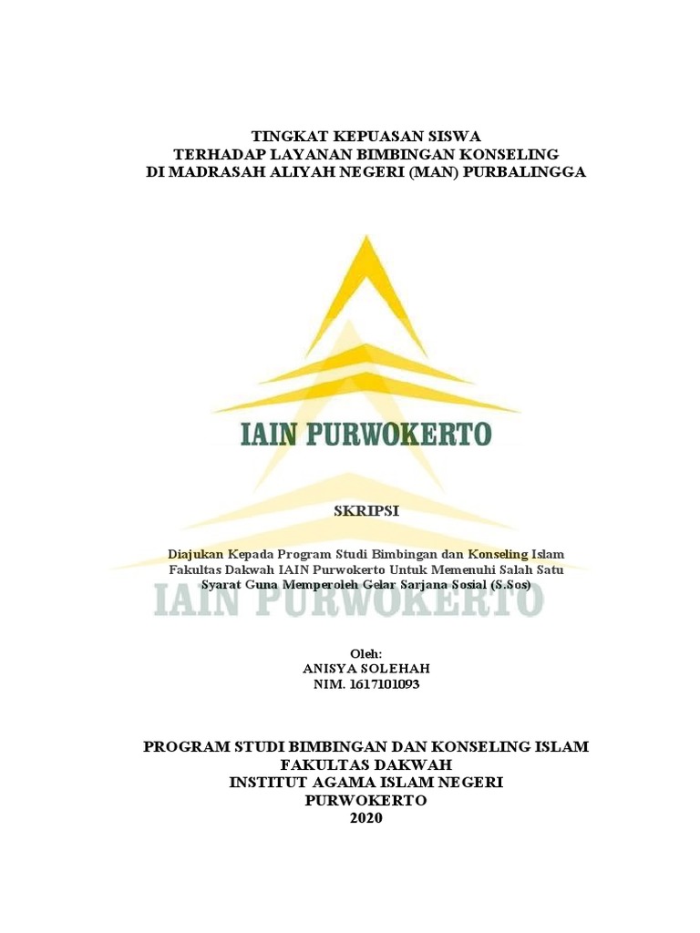 Angket BK Tingkat Kepuasan Siswa | PDF | Karier & Perkembangan