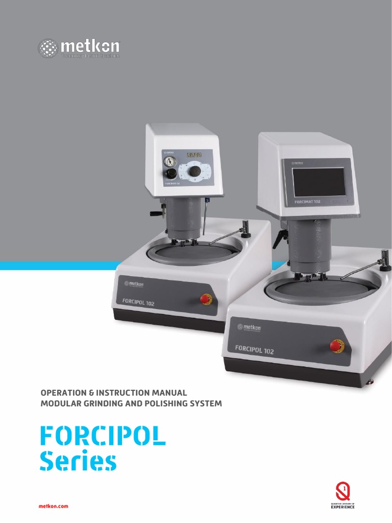 +metkon Forcipol Series Operation and Instruction Manual Mt18-04 | PDF ...