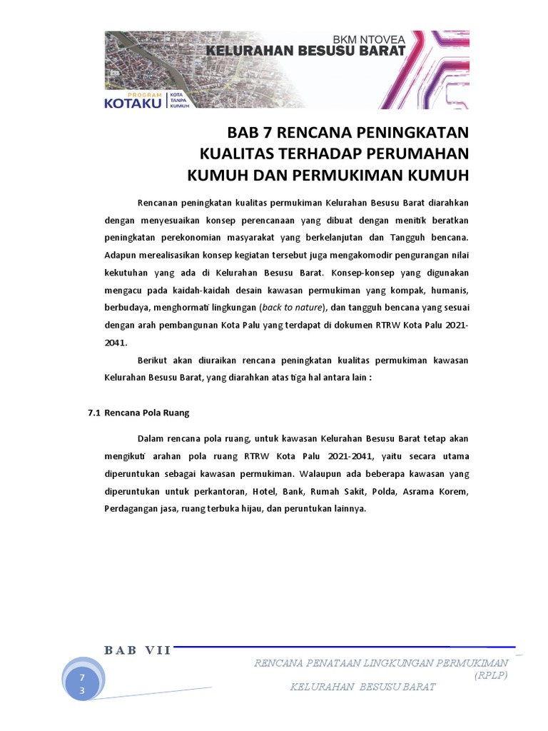 Peningkatan Kualitas Permukiman | PDF