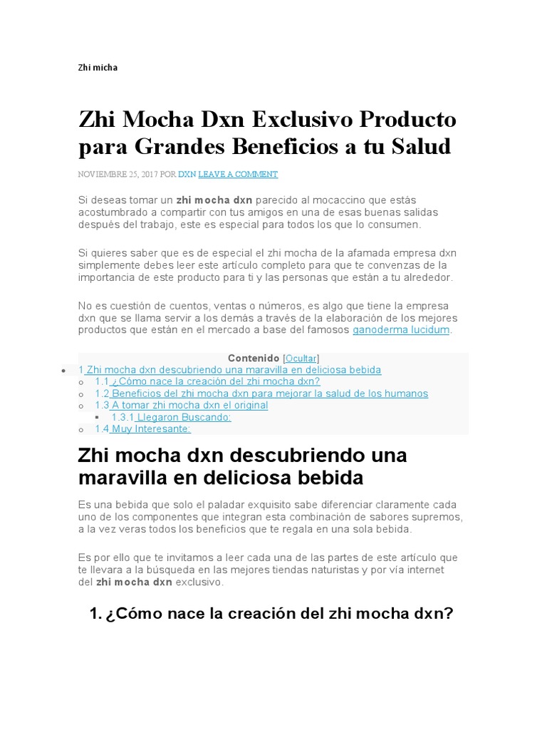 Zhi Micha | PDF | café | Chocolate