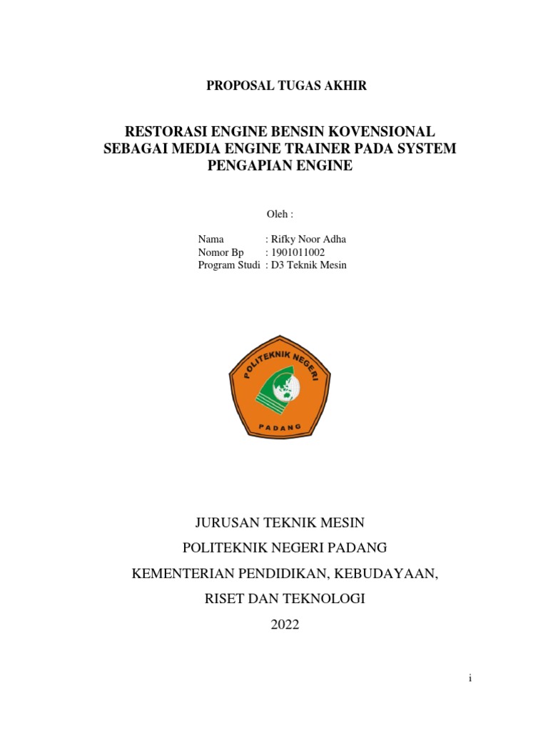 Proposal Fix Rifky | PDF