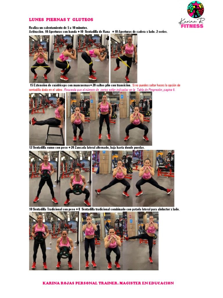 Entrenamiento Pesos Libres Junio 2022 | PDF | Entrenamiento con pesas | Anatomía humana