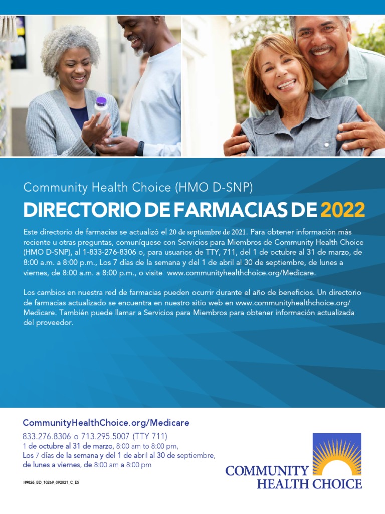 Directorio de Farmacias HMO D-SNP 2022 | PDF | Química medicinal ...
