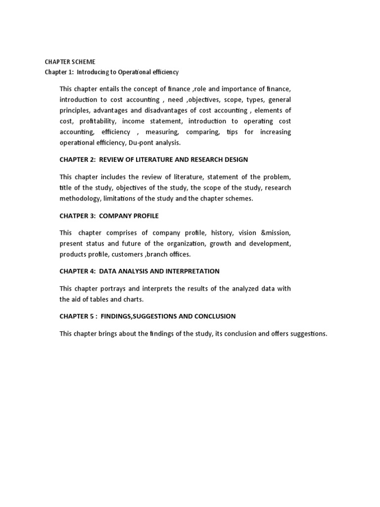 Chapter 2: Review of Literature and Research Design: Chapter Scheme ...