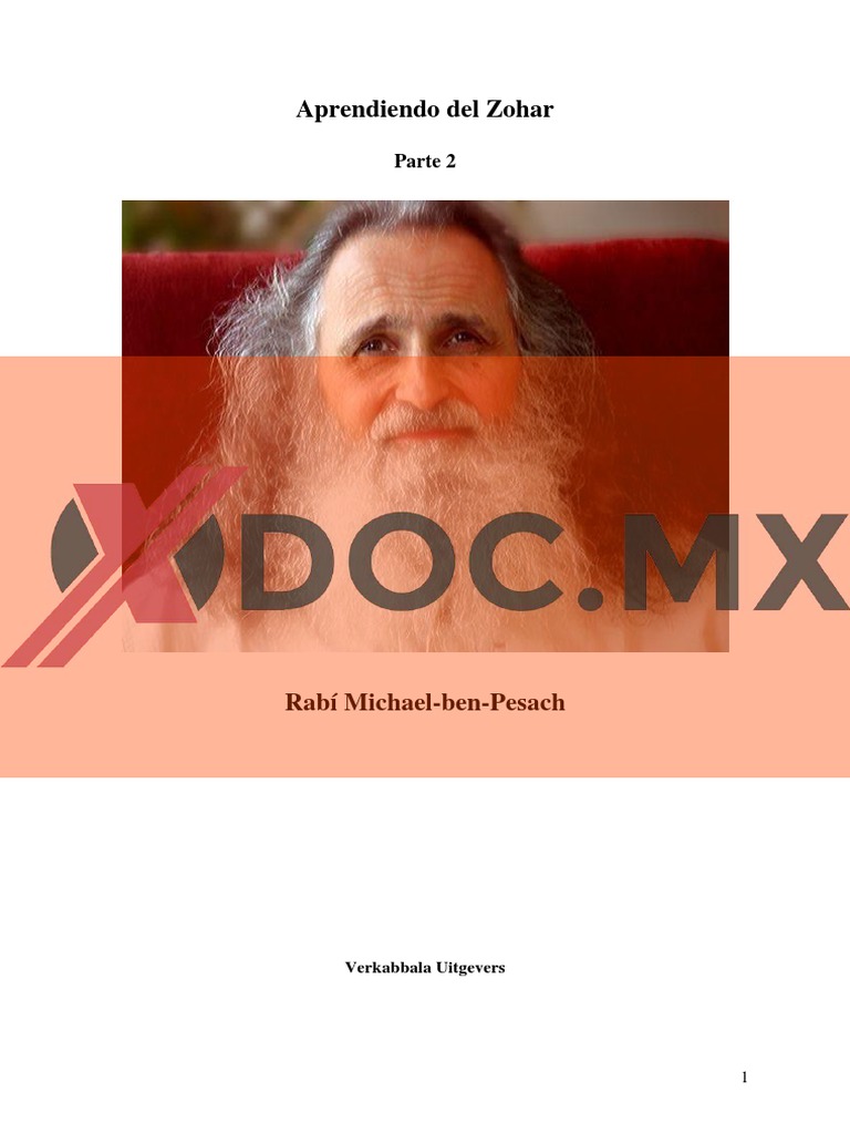 Xdoc - MX Aprendiendo Del Zohar Rabi Michael Ben Pesach | PDF | Amor