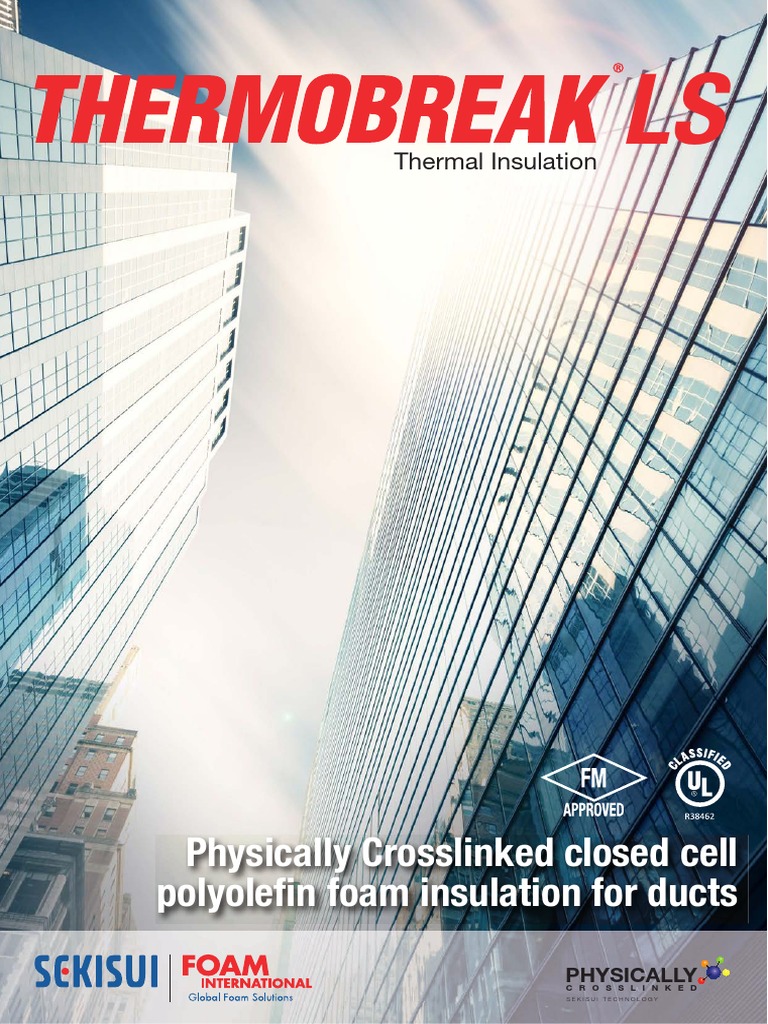 Physically Crosslinked Closed Cell Polyolefin Foam Insulation For Ducts ...