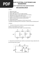 BEE Important Questions | PDF | Electrical Impedance | Electromagnetic ...