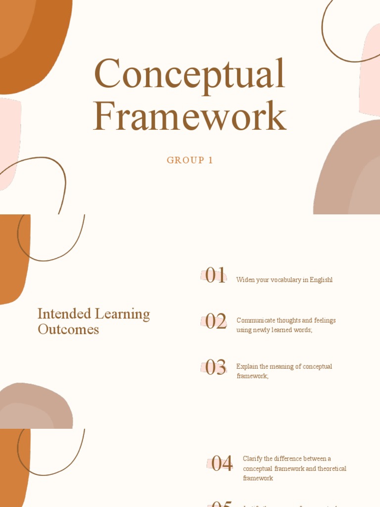 Conceptual Framework: Group 1 | PDF | Theory | Concept