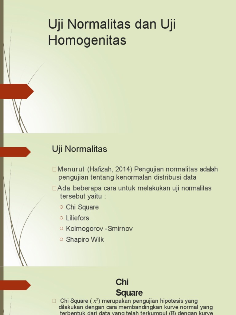 Uji Normalitas Dan Homogenitas | PDF Uji Normalitas Dan Homogenitas | PDF