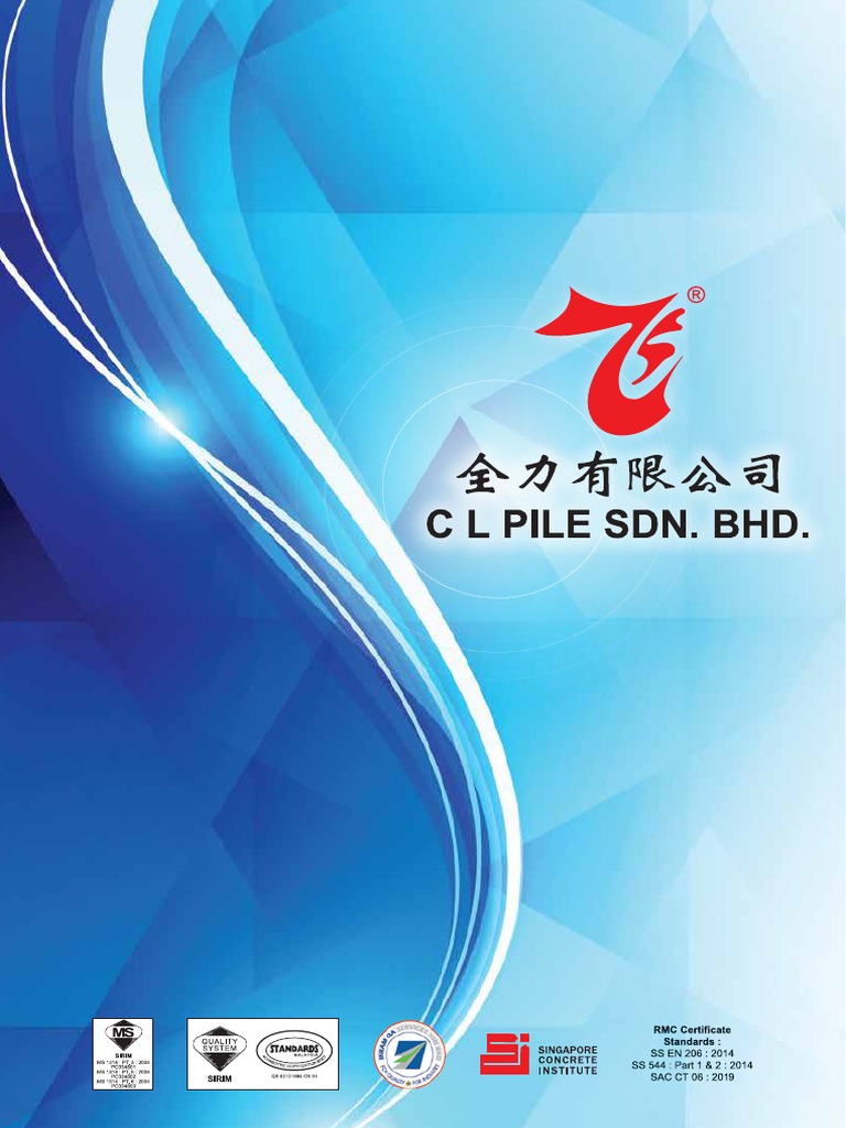 C L Pile Sdn Bhd RC Pile Catalogue | PDF | Deep Foundation | Concrete