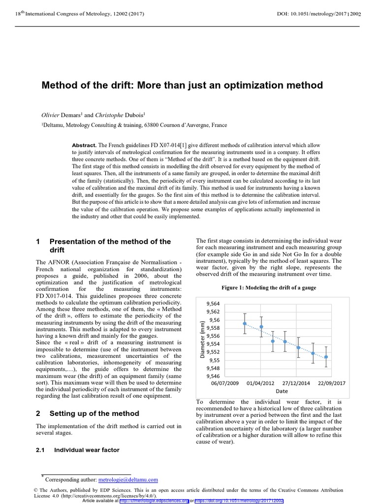 Method of The Drift: More Than Just An Optimization Method | PDF ...