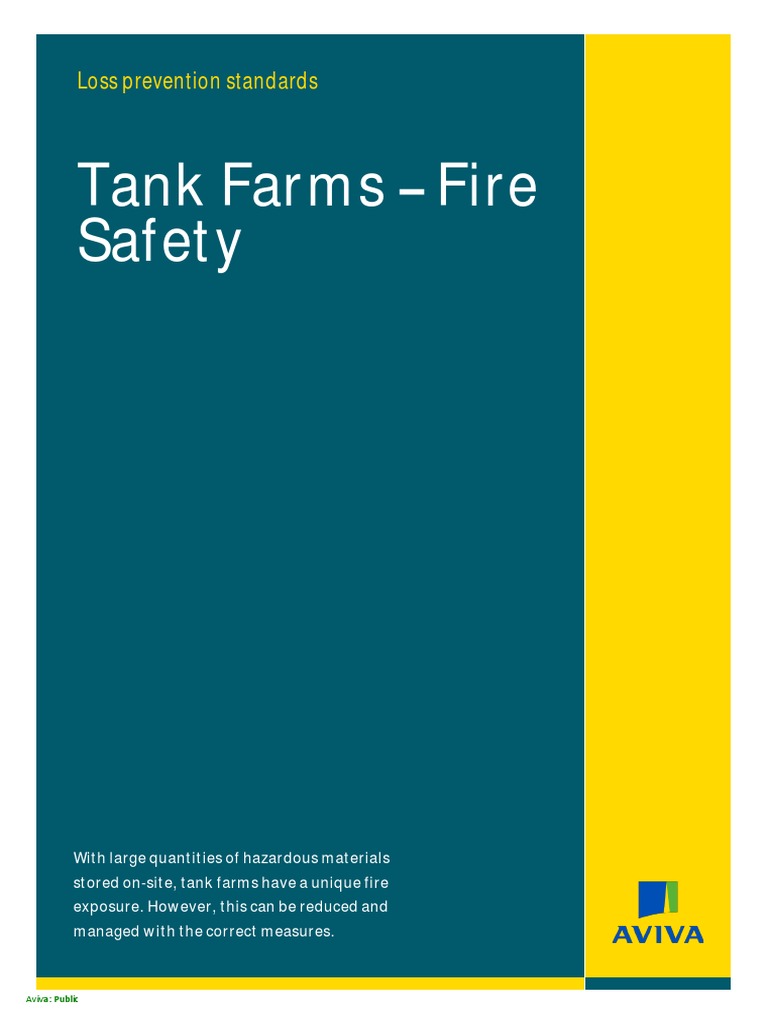 Aviva Tank Farms - Fire Safety Lps | PDF | Fire Safety | Fire Sprinkler ...