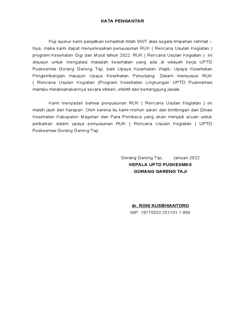 Ruk Program Gilut 2022 | PDF