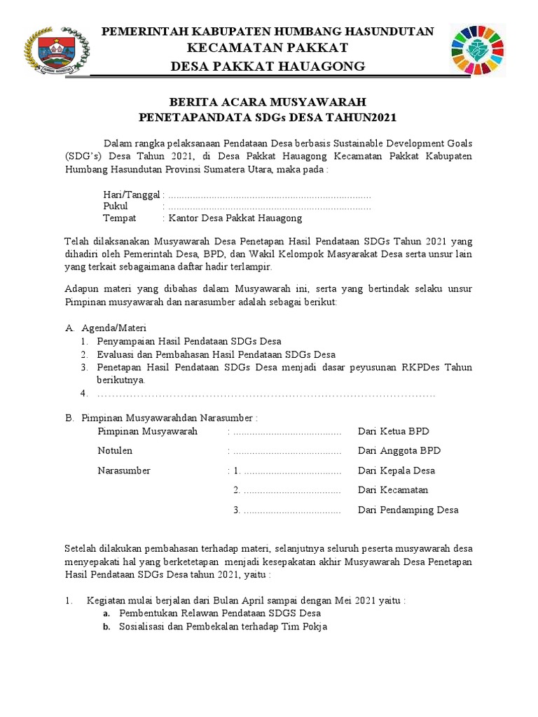 CTH BA SDGS | PDF | Seni