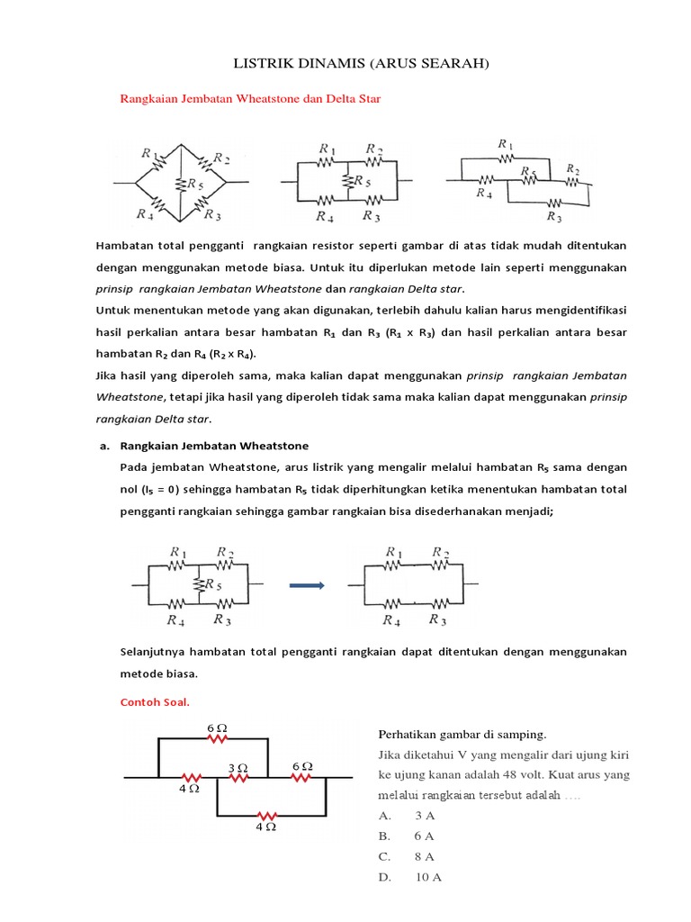 Mengidentifikasi Hambatan Pengganti Rangkaian Listrik Menggunakan ...