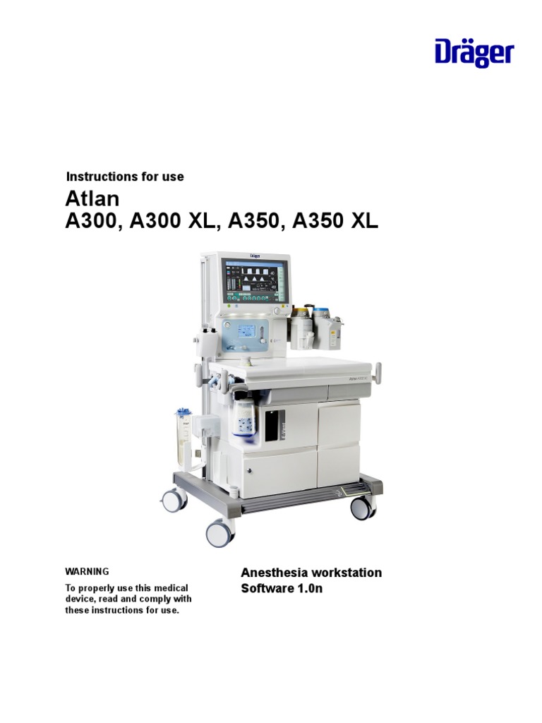 Atlan A300 | PDF | Anesthesia