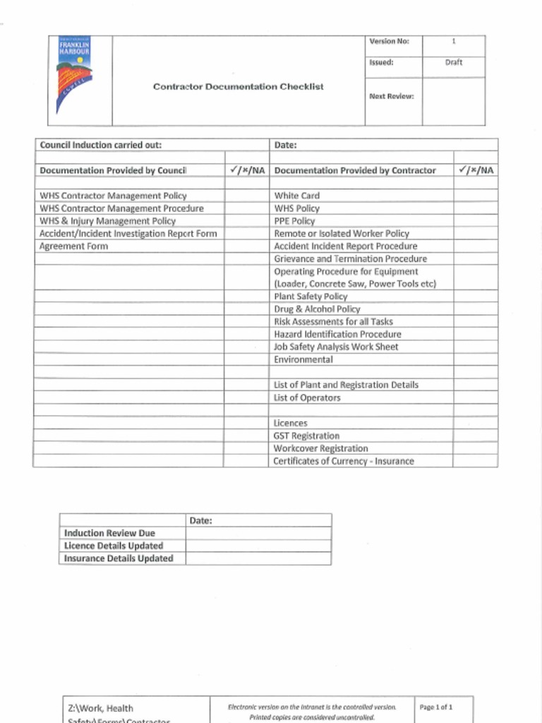 Contractor Handbook | PDF