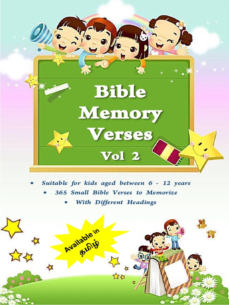 Bible Memory Verses Volume 2 English | PDF | Fruit Of The Holy Spirit ...