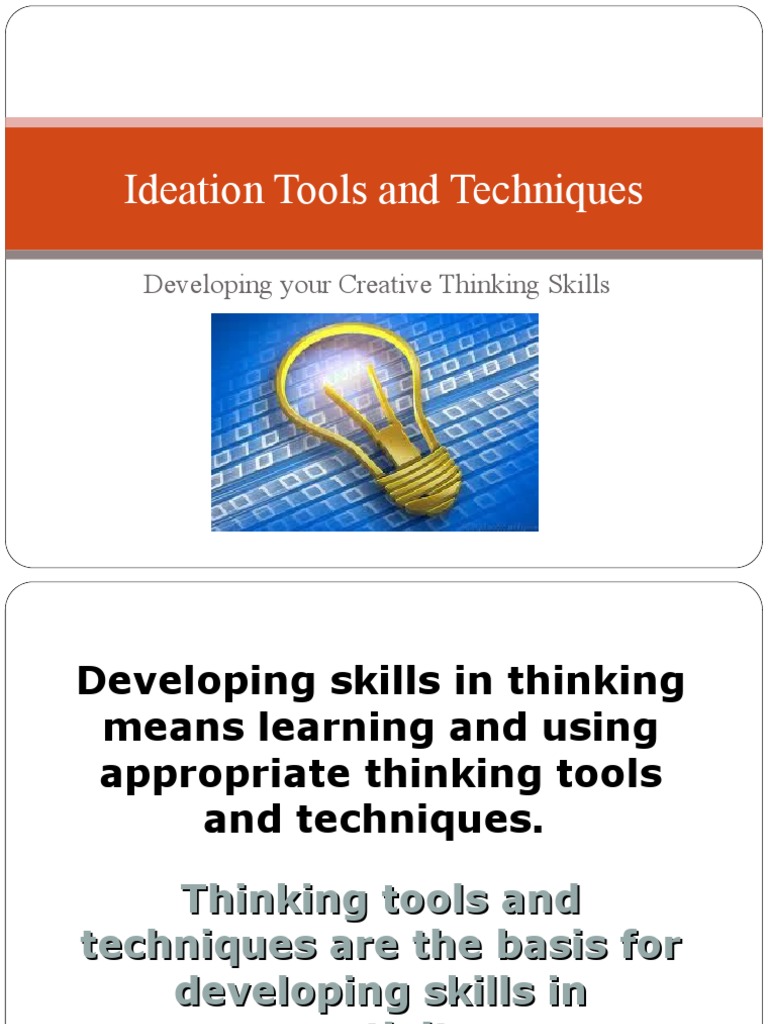 Module 3 - Ideation Tools and Techniques | PDF | Brainstorming | Creativity