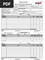 SHS Form 137 Template (PHILIPPINES) | PDF | Schools | Science