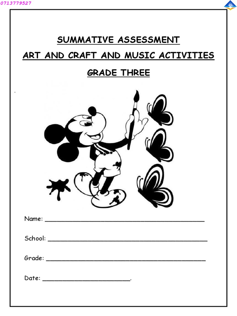 Grade 3 Art & Music Assessment | PDF
