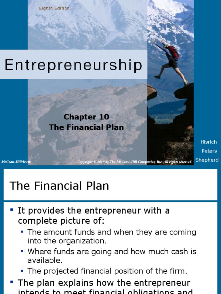 Chapter 10 - The Financial Plan | PDF | Expense | Balance Sheet