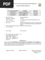 DBT Project Proposal Proforma PDF | PDF | Biotechnology | Business